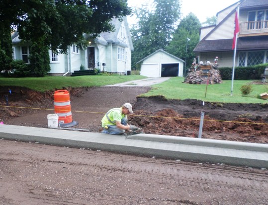 Concrete Curb -Slip Formed