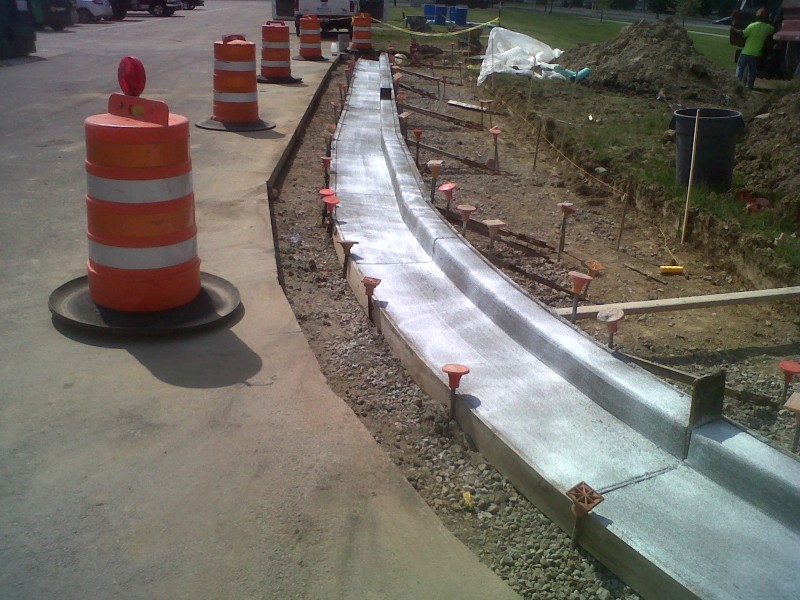 Concrete Curb -Slip Formed