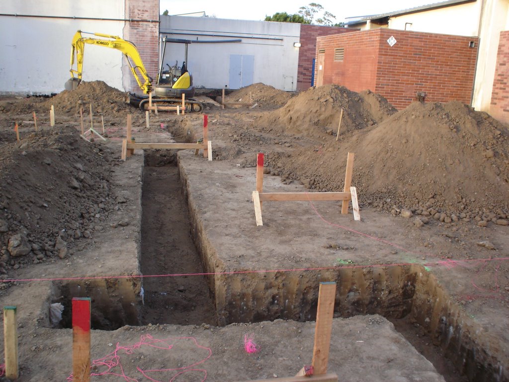 Excavation for Footer