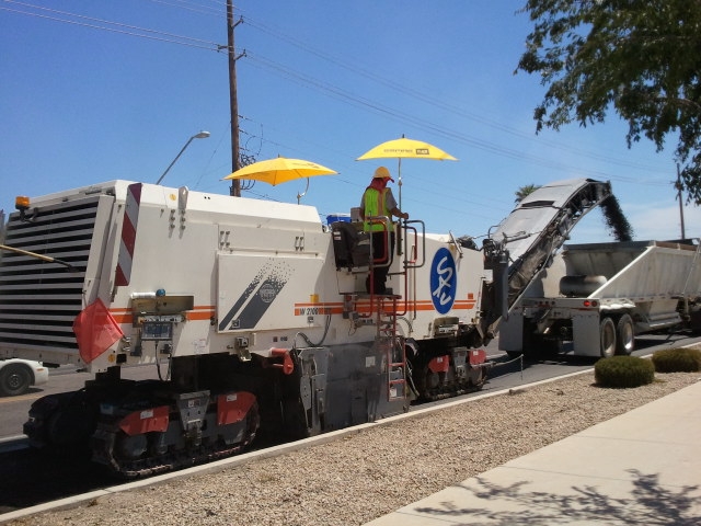 Pavement Excavation with Mill
