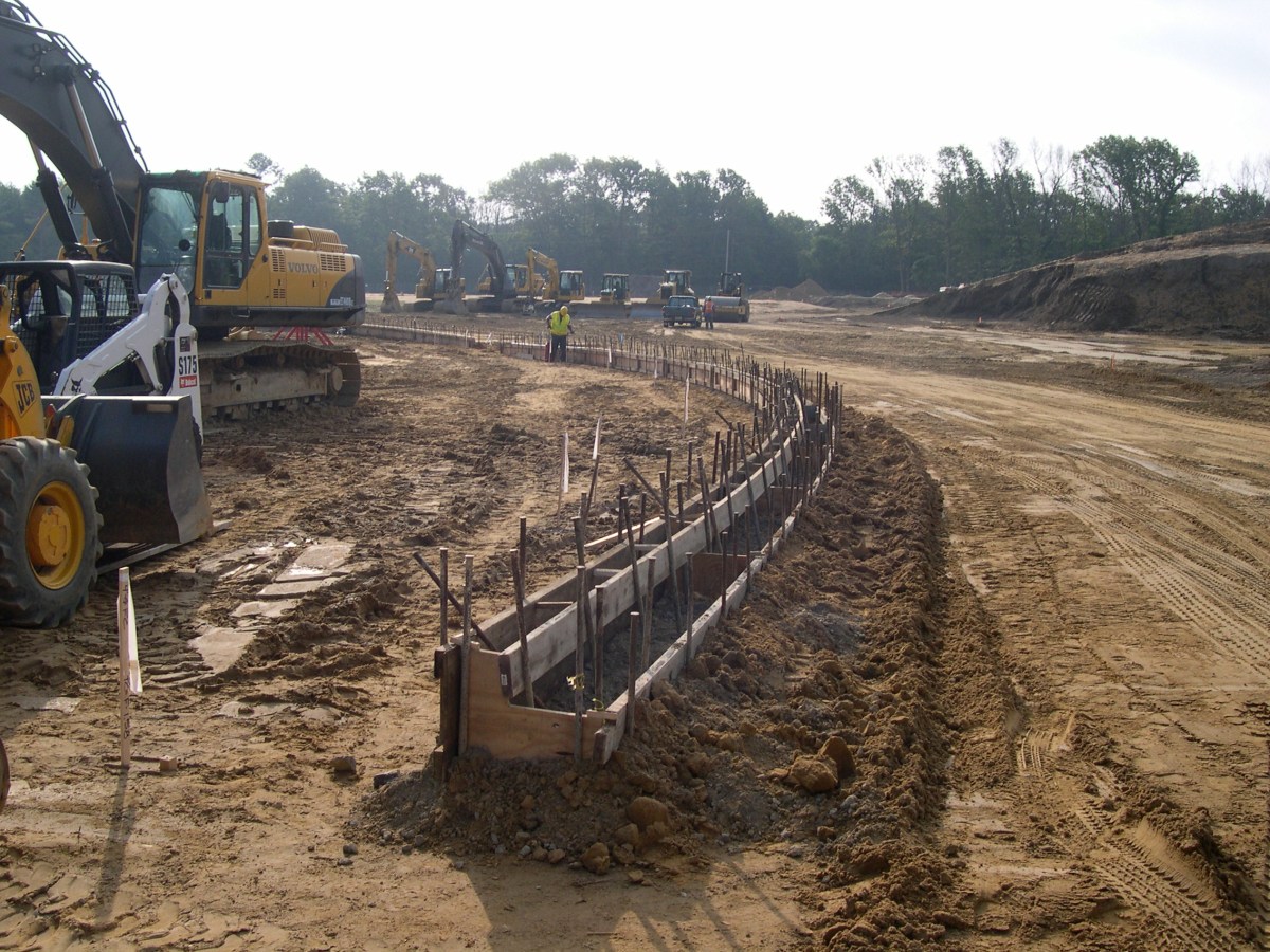 Concrete Curb – Hand Formed