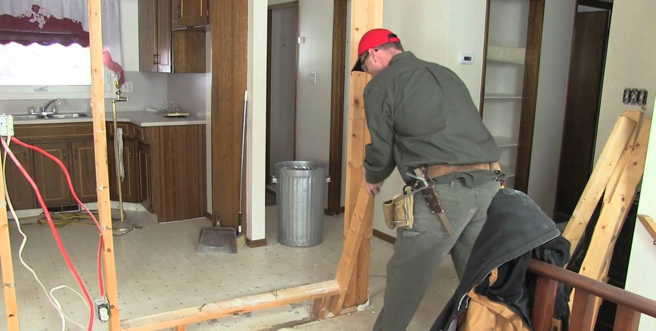 Removing Wood Framed Walls