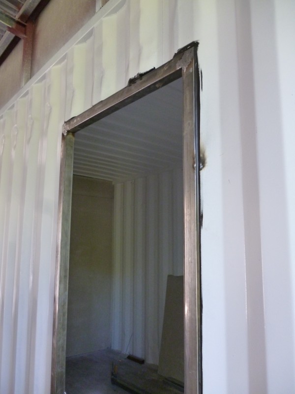 Removing Metal Door & Frame