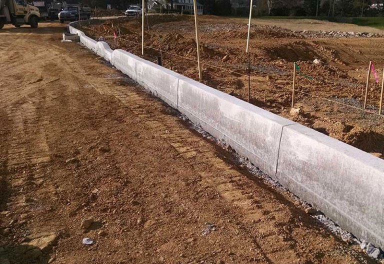 Concrete Curb -Slip Formed