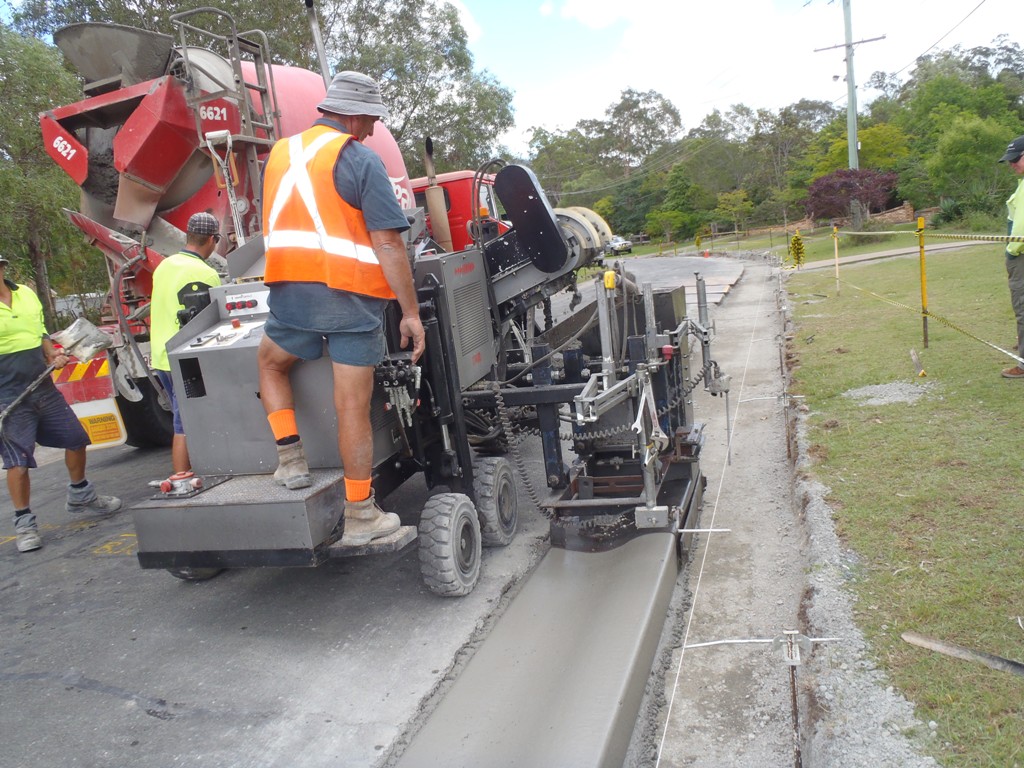 Concrete Curb -Slip Formed