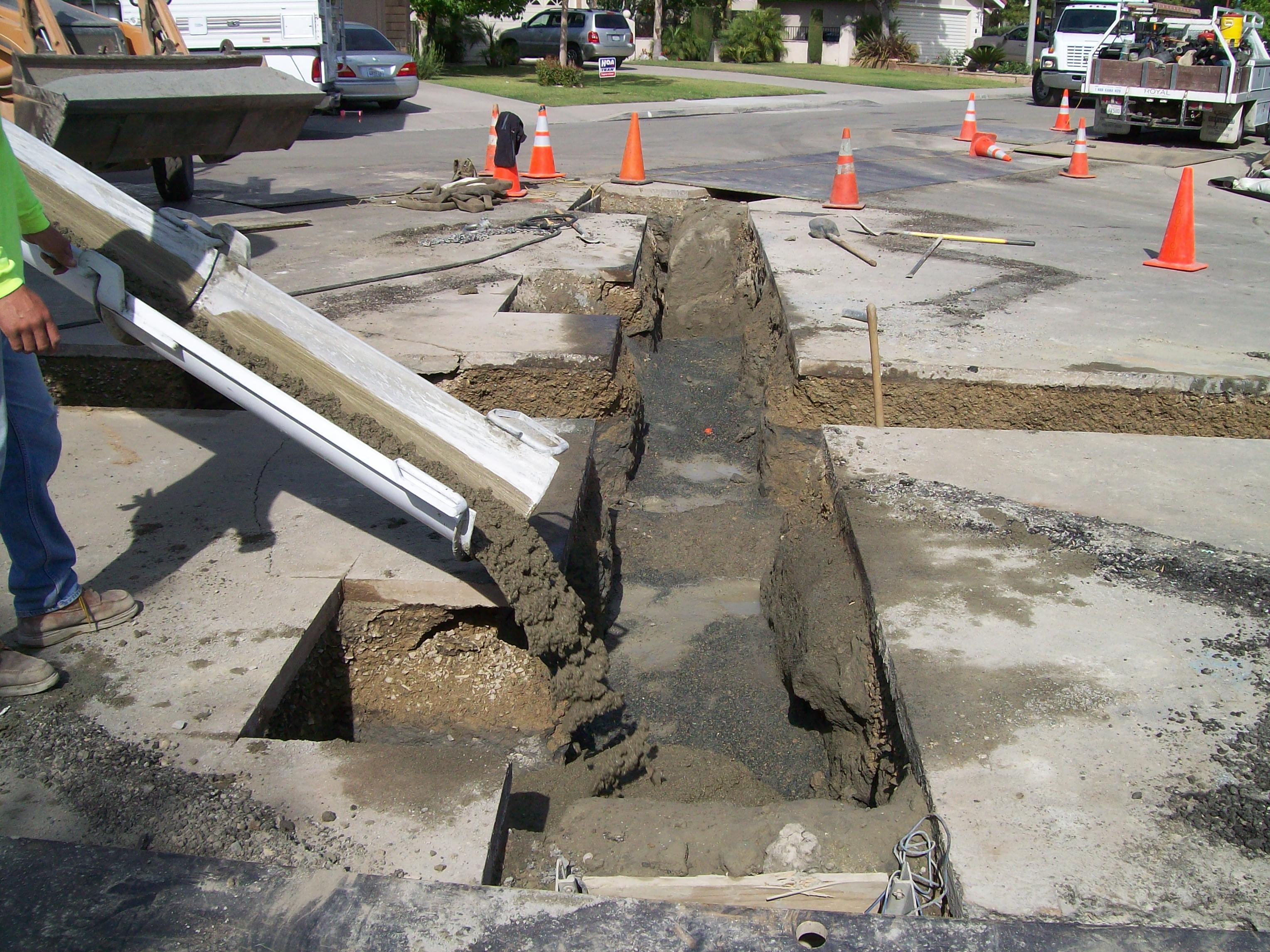 Backfilling Pipe Trenches