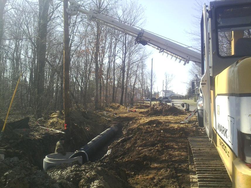 Open Cut Underground Pipe Installation