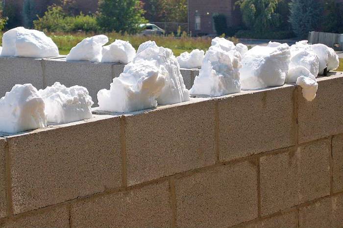 Block Fill Foam Insulation